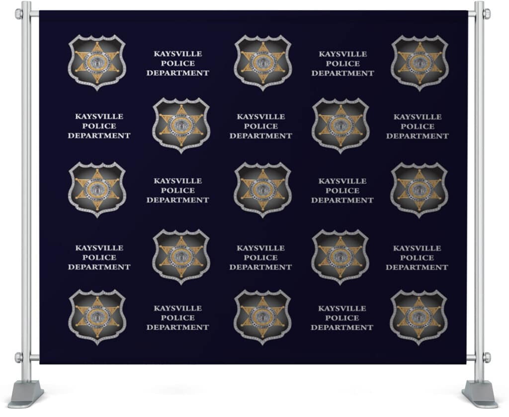 Press Conference Backdrops (8'x8') | John Guilfoil Public Relations